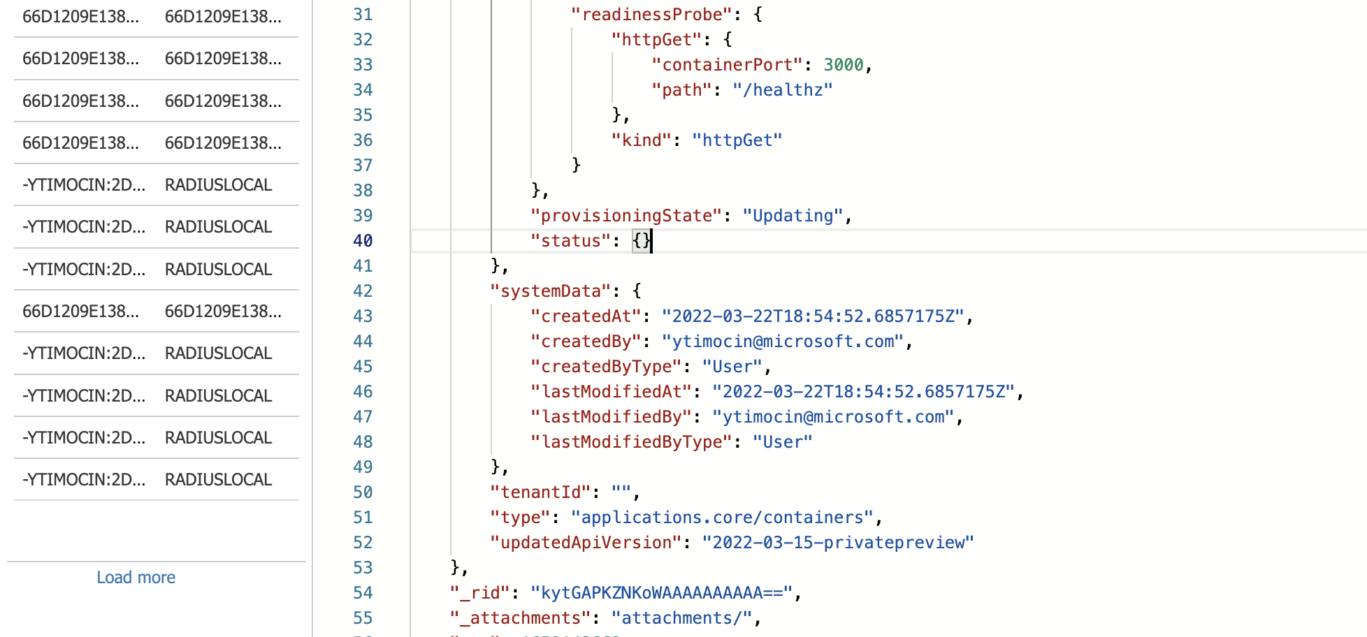 Properties.Status is being set to nil right before it is processed in the async controller ...