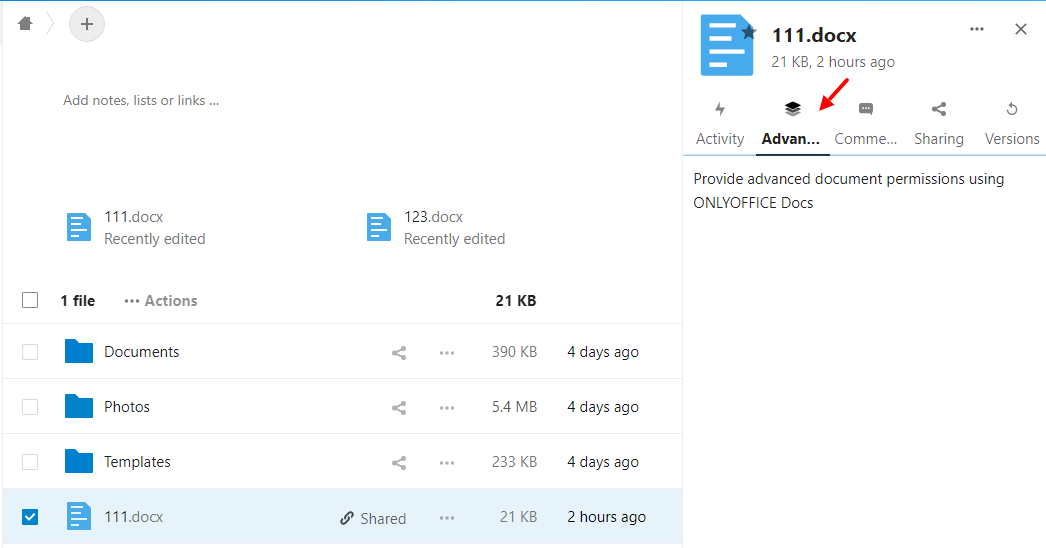 Advanced document access permissions doesn't work. · Issue #665 · ONLYOFFICE/onlyoffice ...