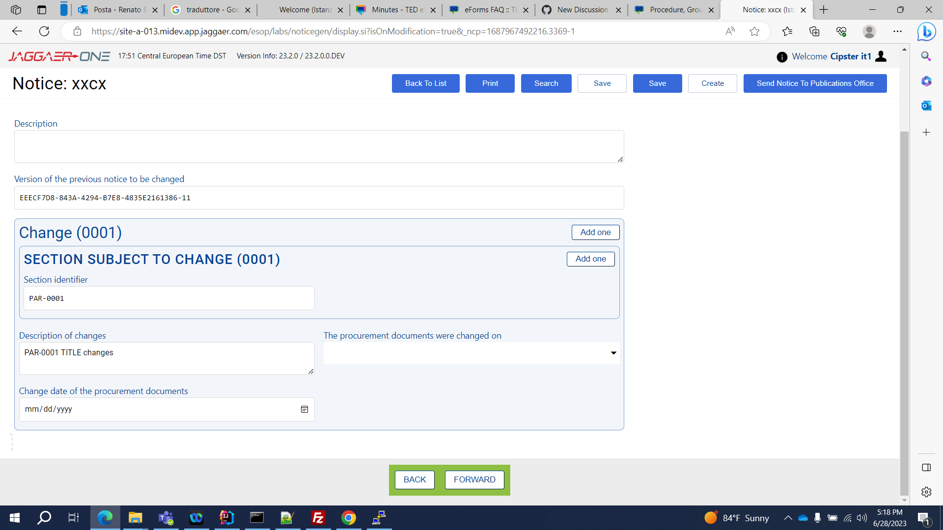 doubt about Change Notice · OP-TED eForms-SDK · Discussion #554 · GitHub