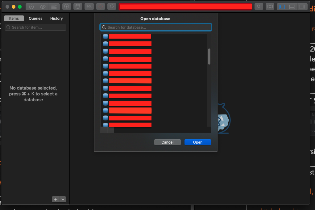 [Feature] Nickname Databases · Issue #2286 · TablePlus/TablePlus · GitHub