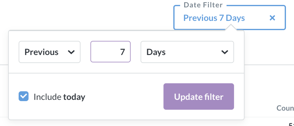 Date range picker unchecks "include today" when date range is changed ...