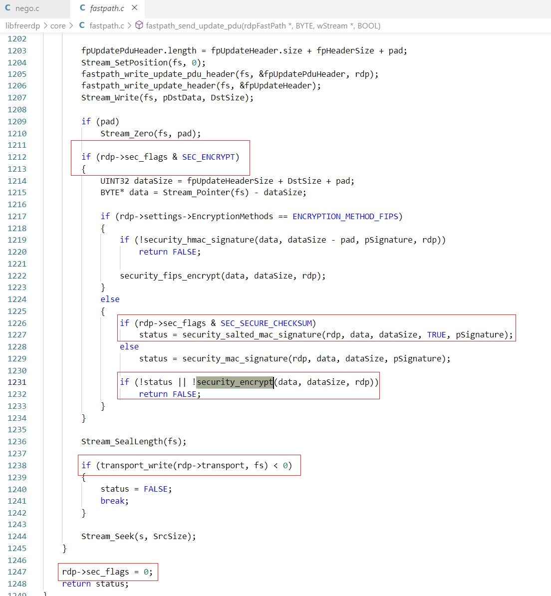 RDP_SECURITY Connection is disconnected during connection. · Issue ...