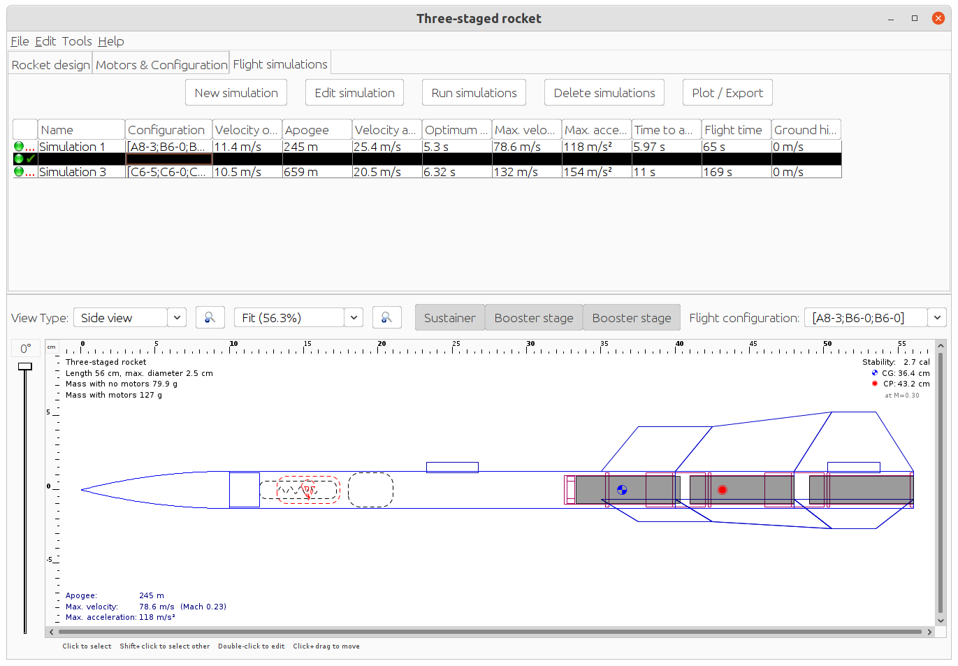 [Bug] can't read selected rows in tables on Linux · Issue #1257 · openrocket/openrocket · GitHub