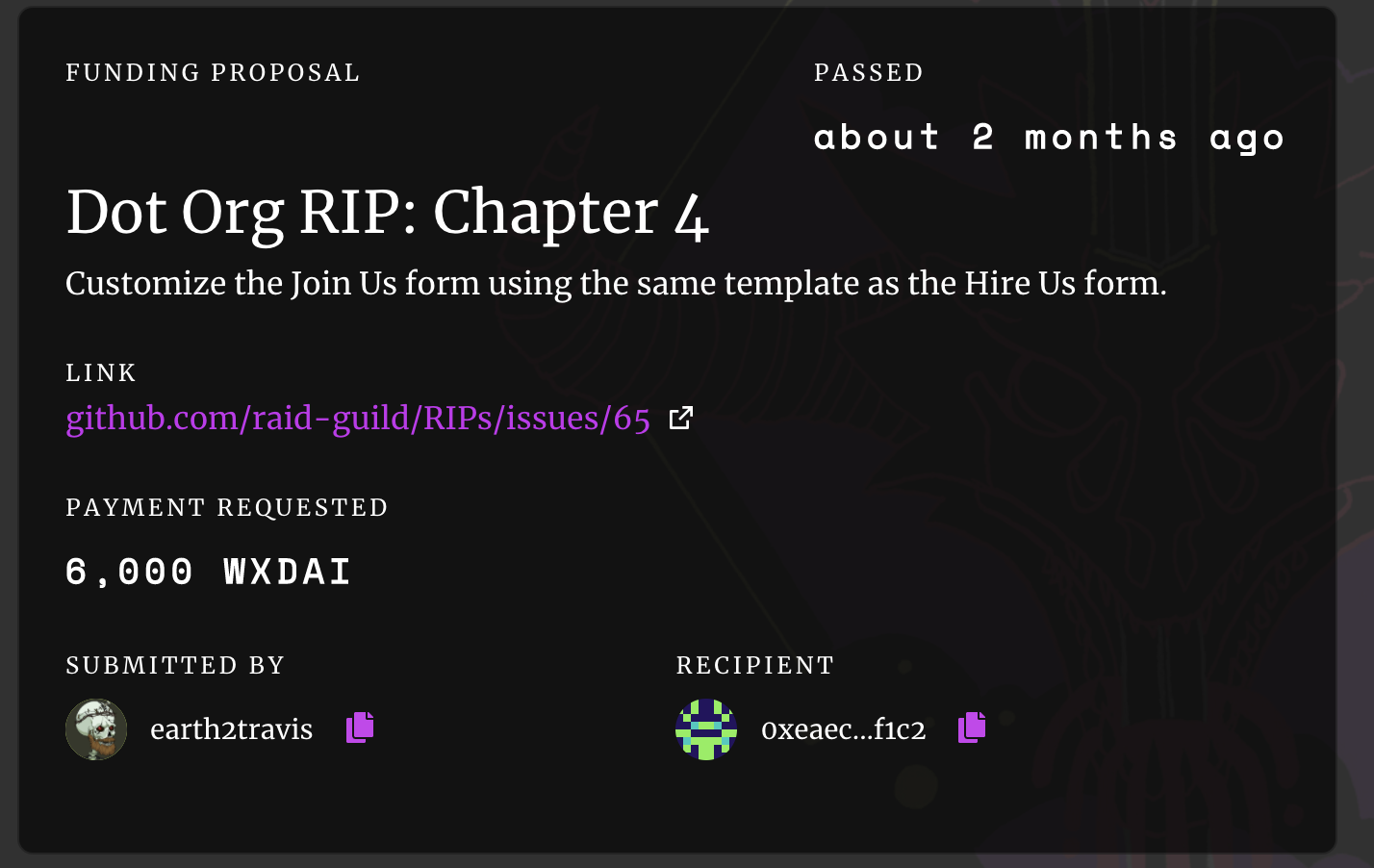 Dot Org RIP: Chapter 4 · Issue #65 · raid-guild/RIPs · GitHub