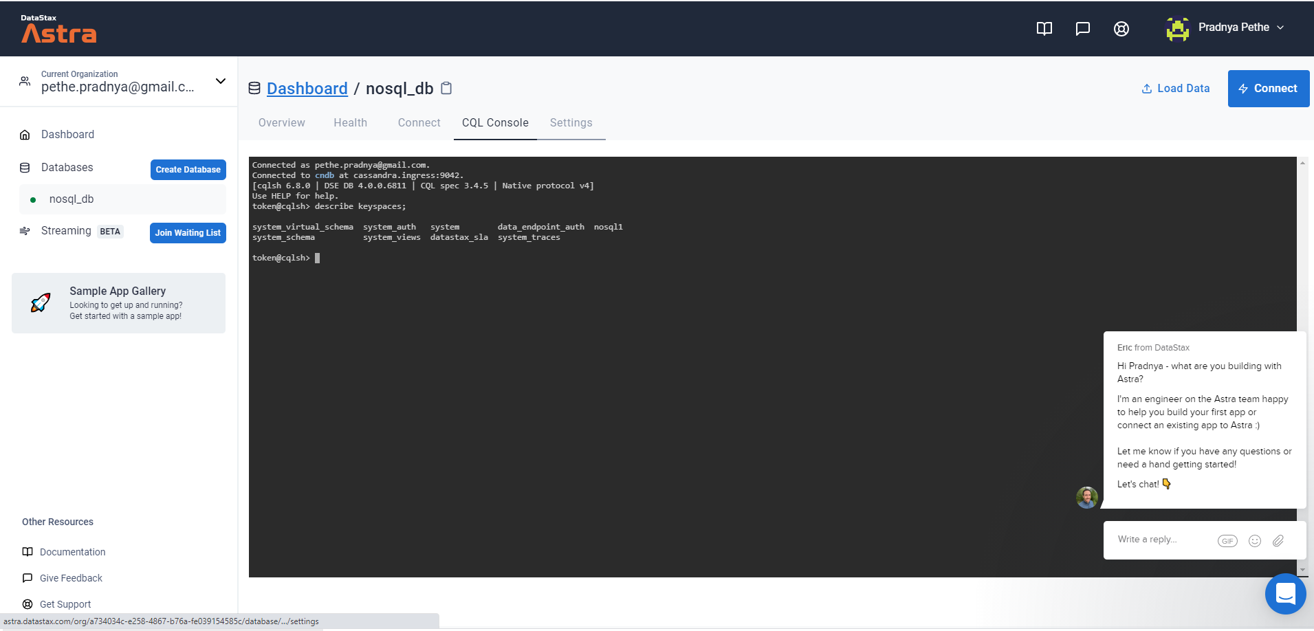 [HW] Pradnya Pethe · Issue #10 · datastaxdevs/workshop-introduction-to-nosql · GitHub