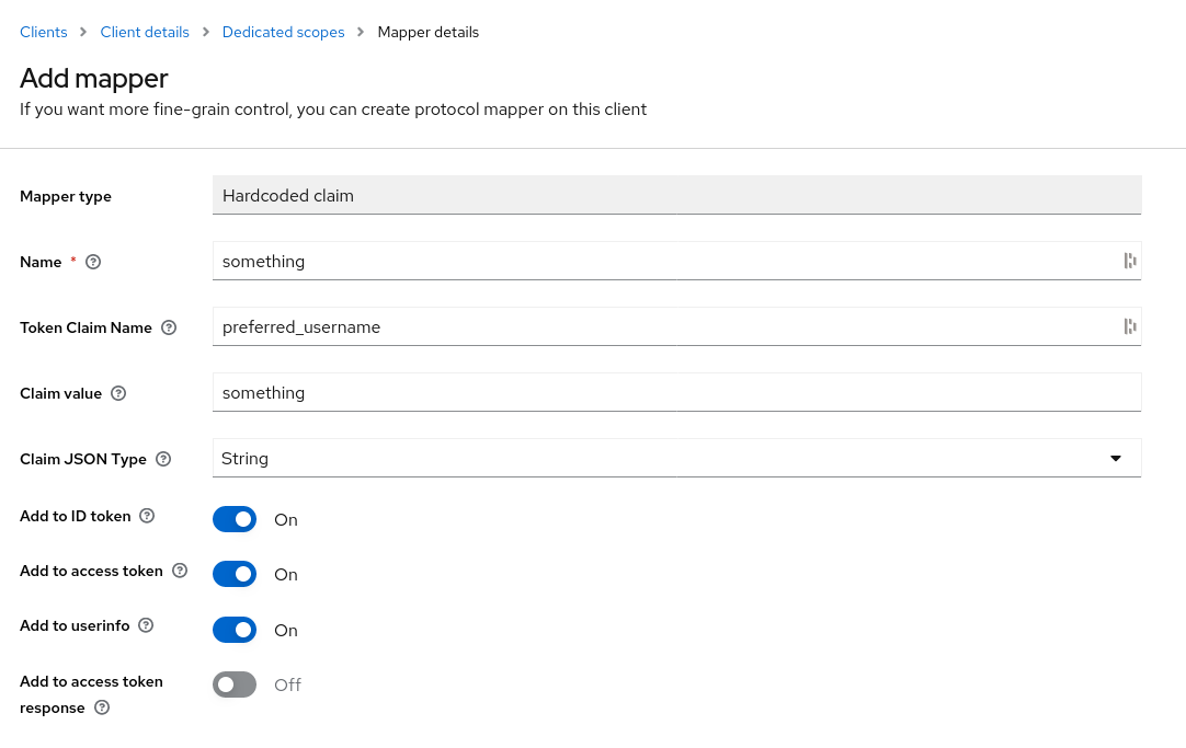 Behavior of default value override with protocol mapper dependent on mapper name · Issue #23662 ...