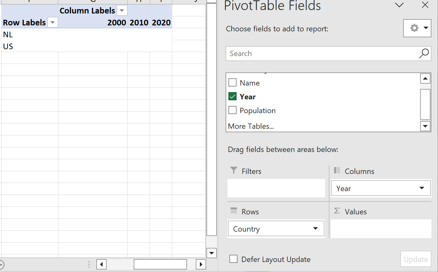 Arbitrary data transforms by making more pieces of pivot statement ...