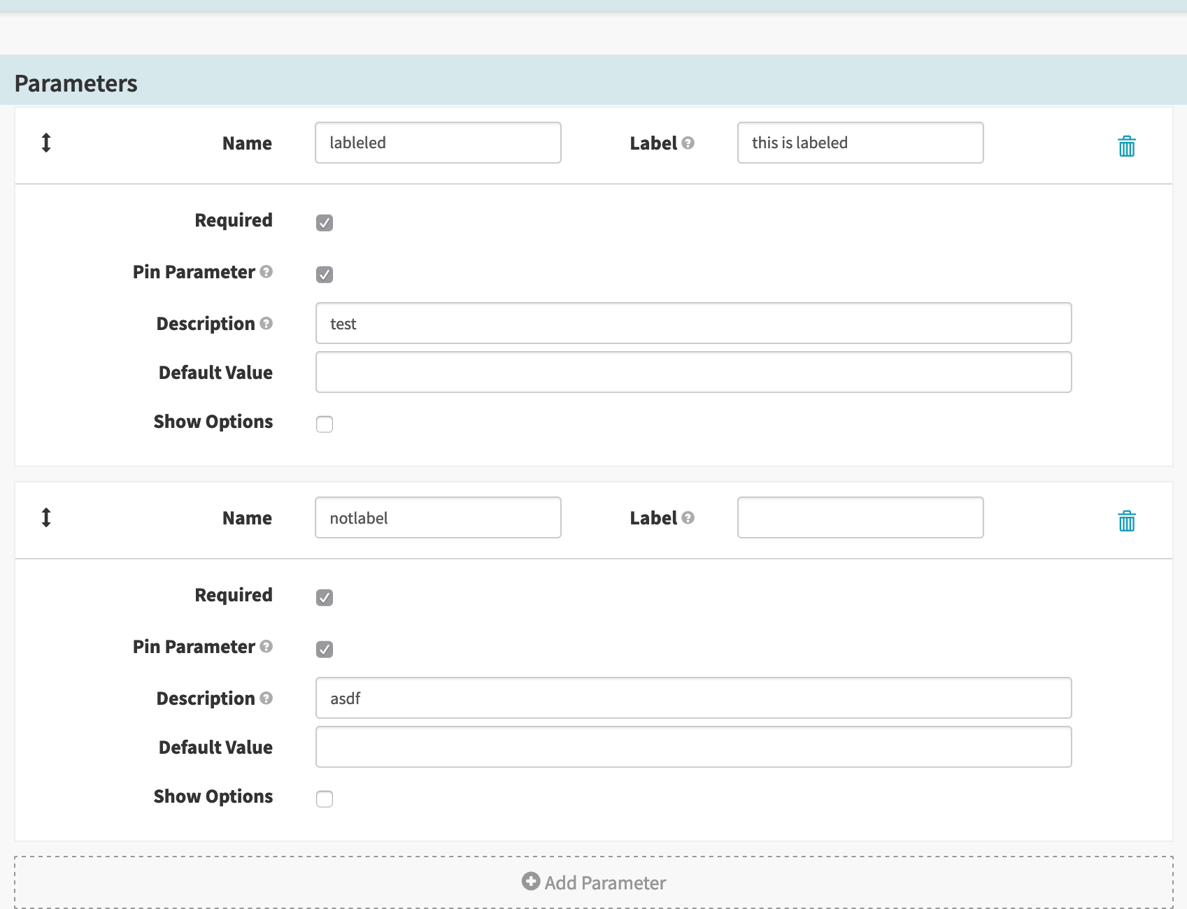 Execution Parameters does not display label · Issue #4890 · spinnaker/spinnaker · GitHub