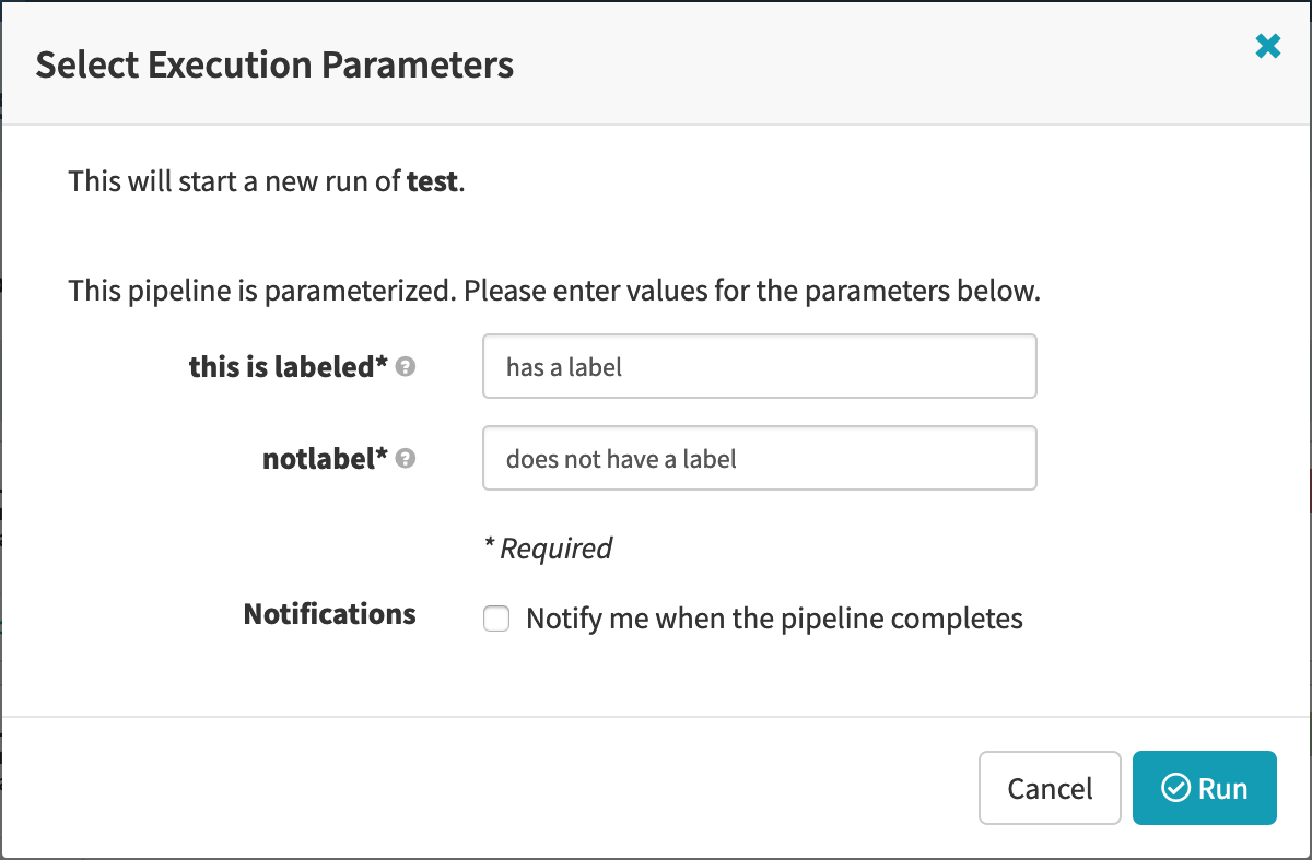 Execution Parameters does not display label · Issue #4890 · spinnaker/spinnaker · GitHub