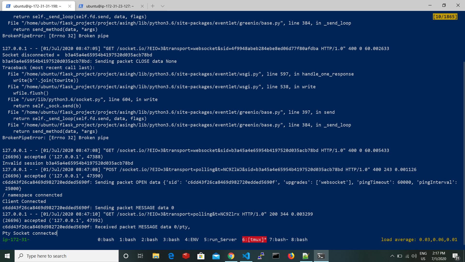 400 Bad Request While Running Project Using Eventlet Or Gevent · Issue 1305 · Miguelgrinberg