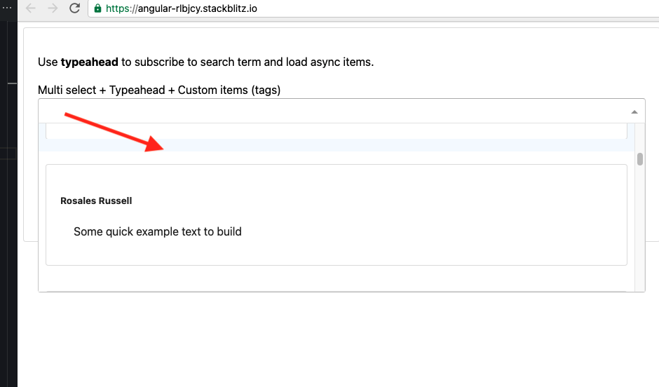 Dropdown panel keyboard navigation is not correct with custom option template · Issue #1940 · ng ...