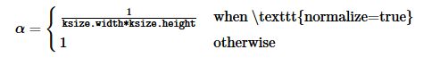 "strange" formulas in the documentation · Issue #16987 · opencv/opencv · GitHub