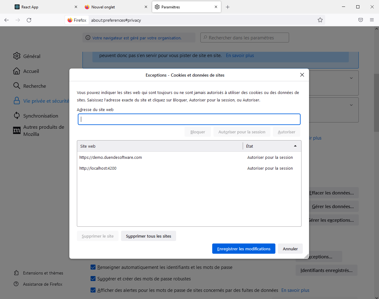 React Demo Running On Localhost Service Worker Stopps In Firefox · Issue 840 · Axafrance Oidc