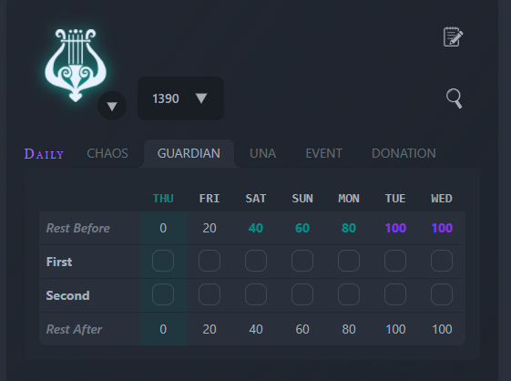 Cross Week Rest Bonus Tracking · Issue #38 · TiiaAurora/LS-public-issue-tracker · GitHub