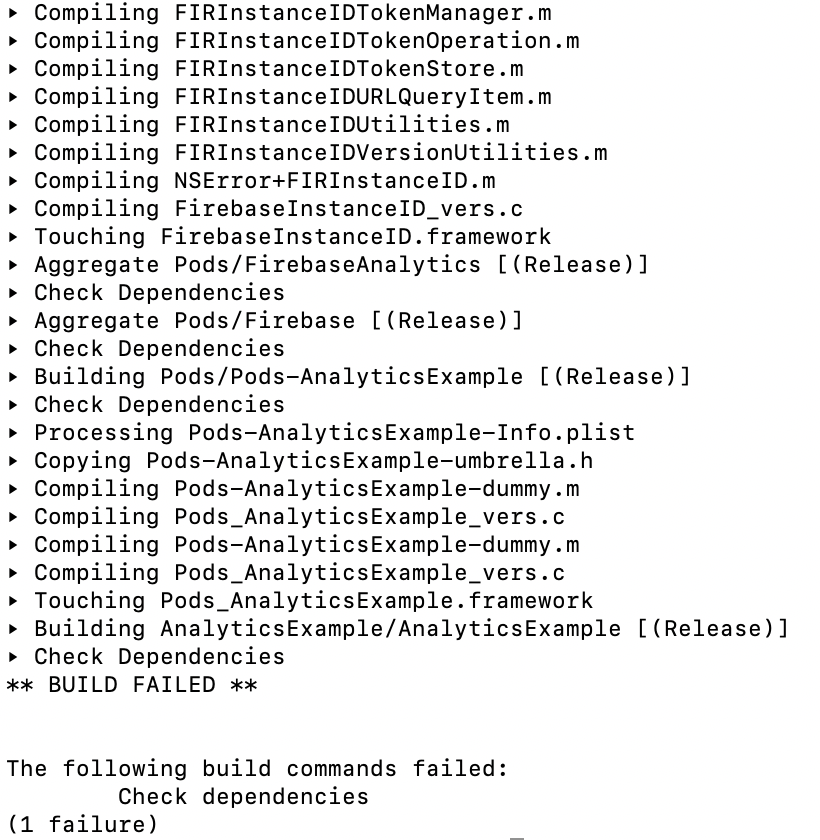 Do Not Building Ios App Firebase Doesnt Find Firebasecoreh · Issue 4769 · Firebasefirebase