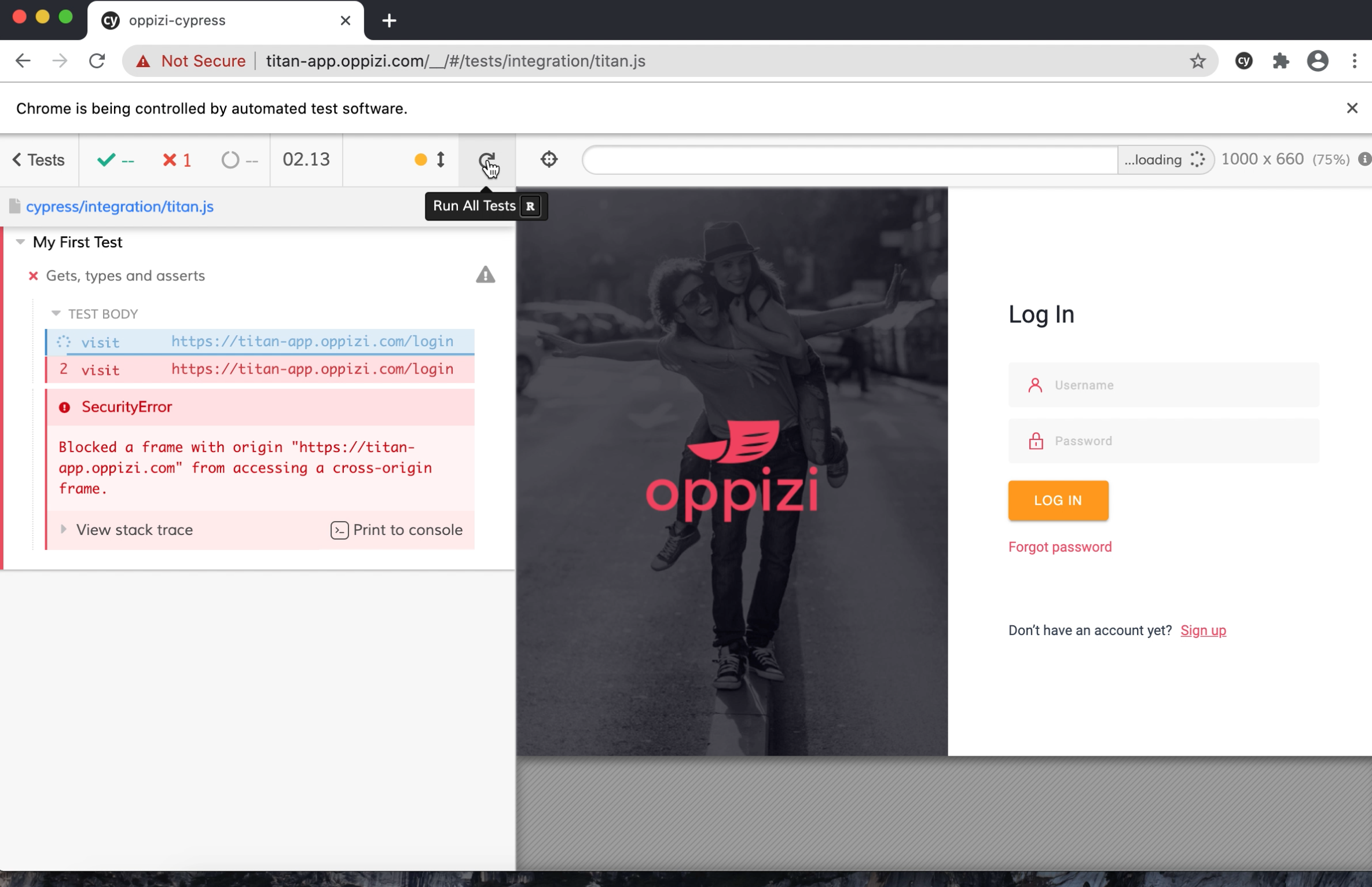 User Is Unable To Re Run Tests · Issue 8639 · Cypress Iocypress · Github
