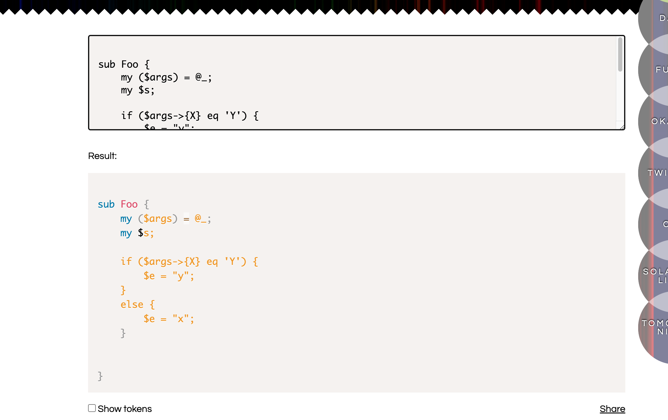 S In Perl Seems To Break Highlighting · Issue 3684 · Prismjsprism · Github