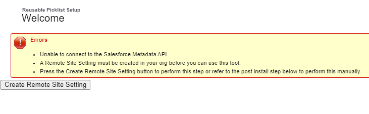 Remote Site Settings Issue · Issue #83 · forcedotcom/CustomMetadataLoader · GitHub