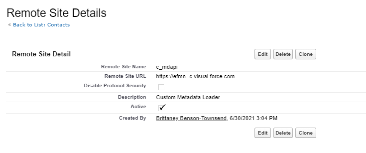 Remote Site Settings Issue · Issue 83 · Forcedotcomcustommetadataloader · Github 2091