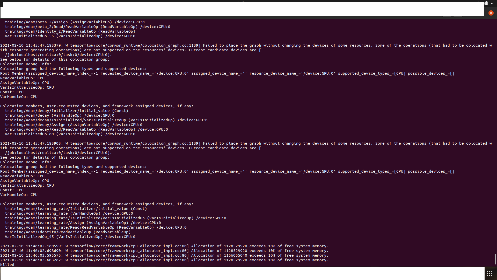 Problem running training_unsupervised_seg.py / missing package used in ...