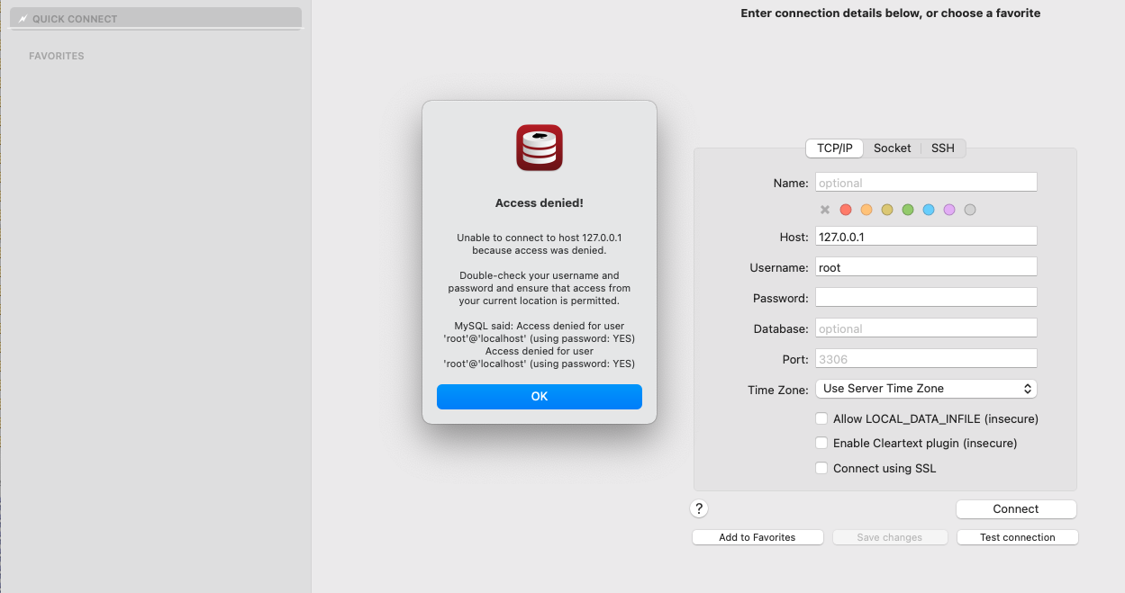 Cannot connect with an empty password · Issue #674 · Sequel-Ace/Sequel-Ace · GitHub