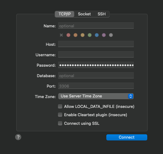 Cannot connect with an empty password · Issue #674 · Sequel-Ace/Sequel-Ace · GitHub