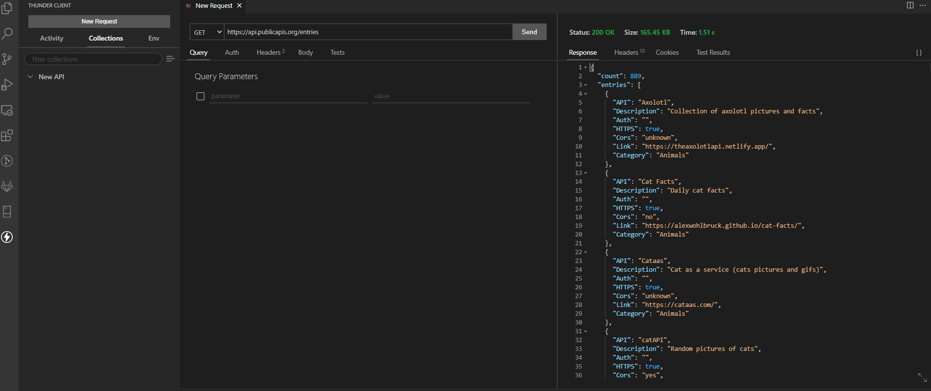 Activity not added · Issue #281 · thunderclient/thunder-client-support ...