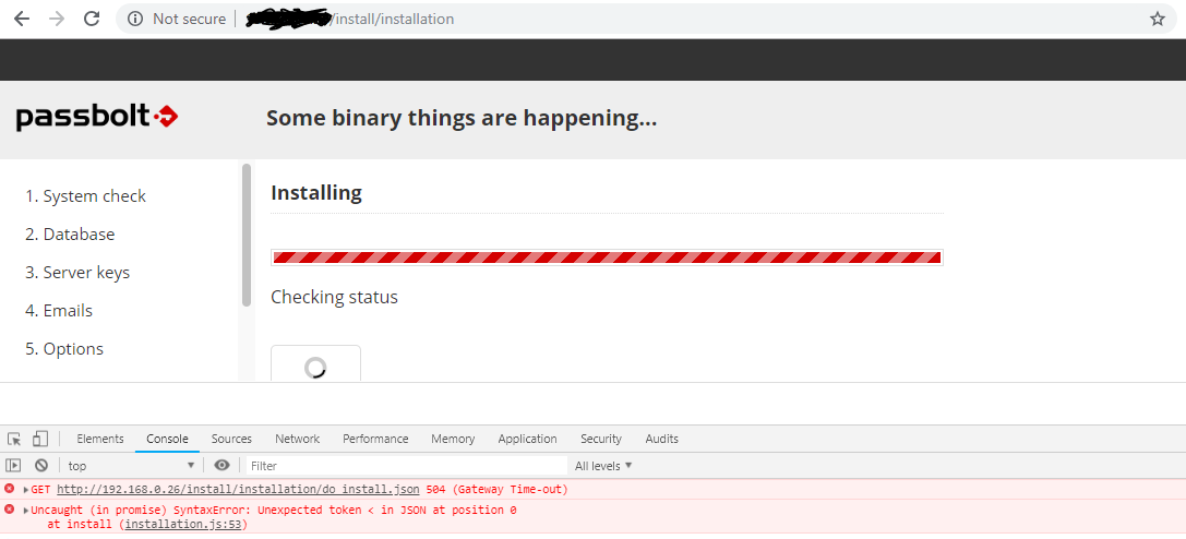 Syntax Error During Configuration After Install · Issue 310 · Passbolt Passbolt Api · Github
