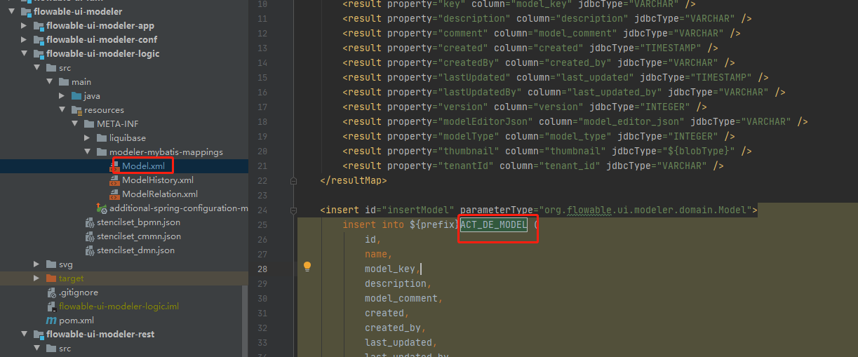ACT_DE_MODEL and ACT_RE_MODEL Inconsistent · Issue #2581 · flowable/flowable-engine · GitHub