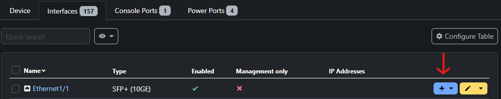 Interface Table Row Dropdown Not Rendered In Device Interfaces Tab For Users With Correct