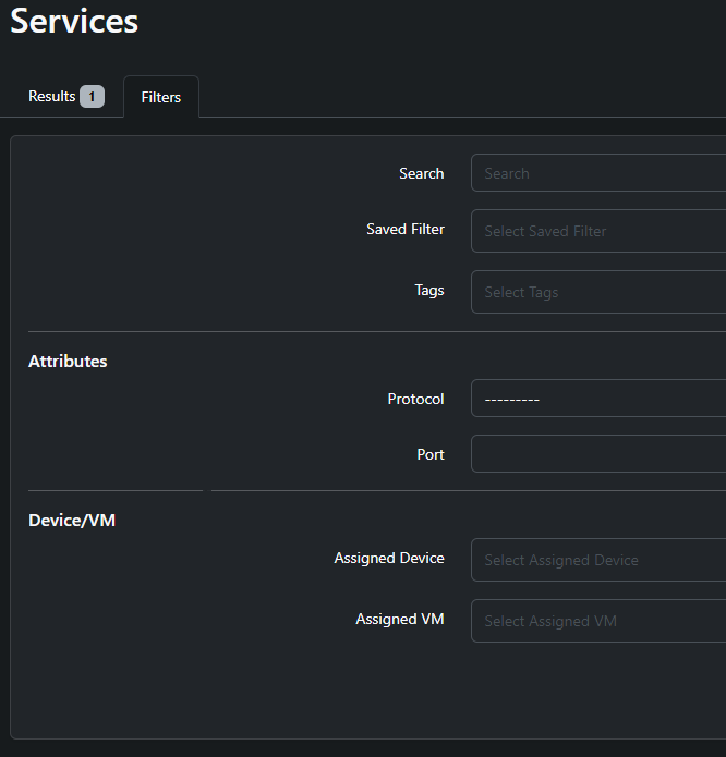 Add Device Id And Virtual Machine Id To Ipam Forms Filtersets Servicefilterform · Issue 13951