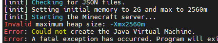 Unable to run with -Xmx2560m, but able with -Xmx3G · Issue #1084 · itzg/docker-minecraft-server ...