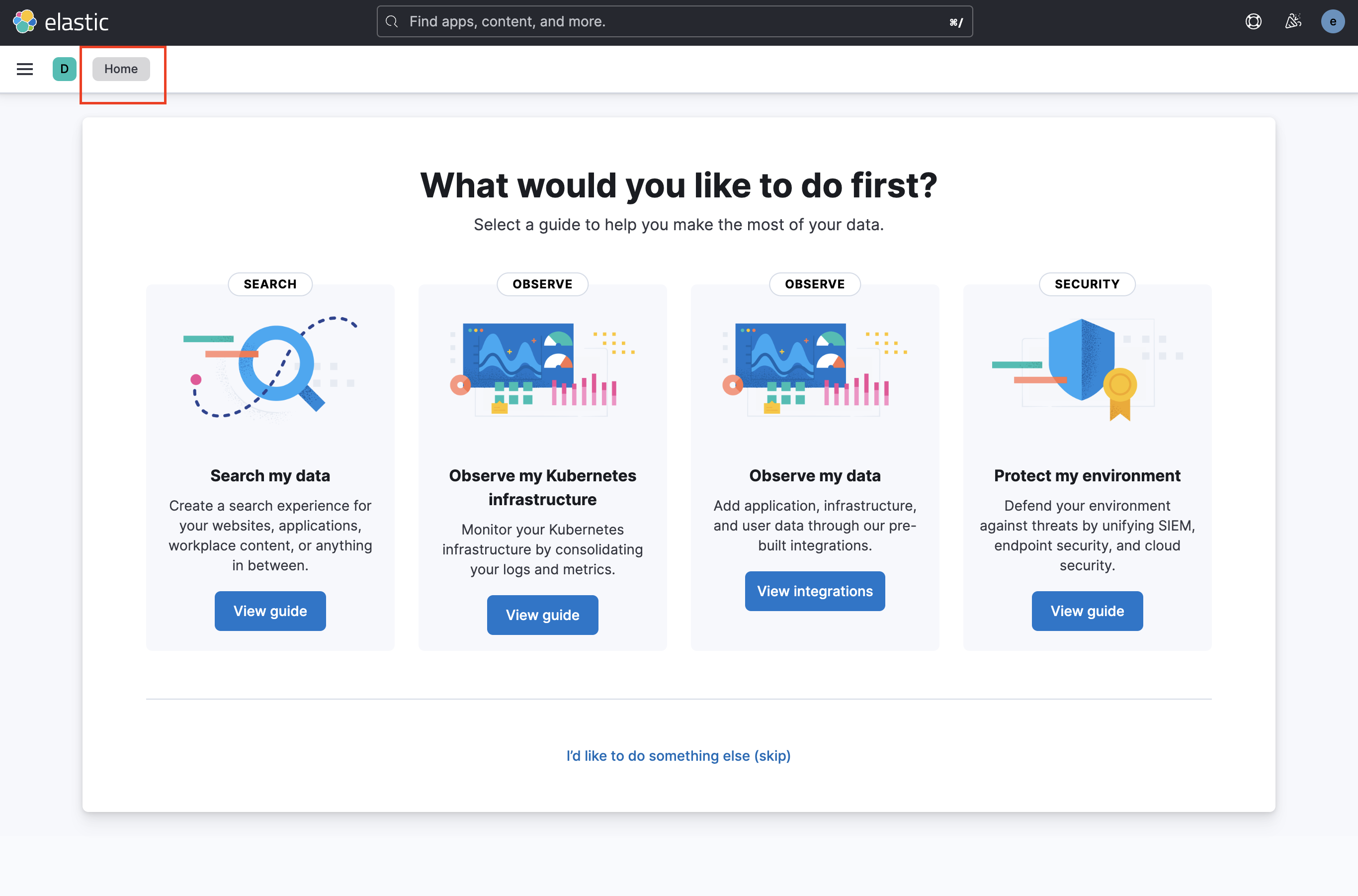 Guided Onboarding Landing Page Breadcrumb Not Always Correct · Issue 146440 · Elastickibana