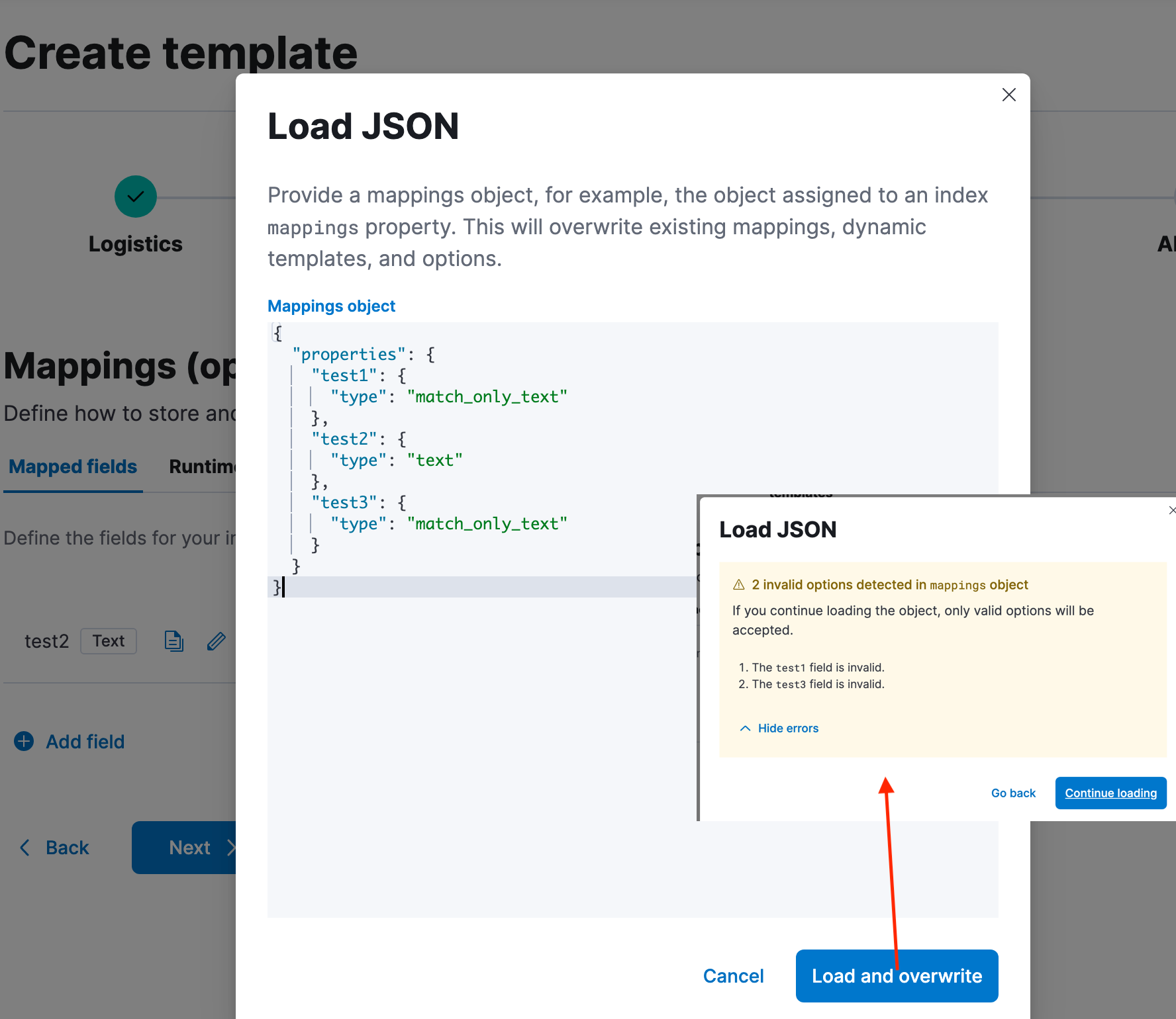 Index Management Mappings Editor Does Not Support Matchonlytext · Issue 147206 · Elastic
