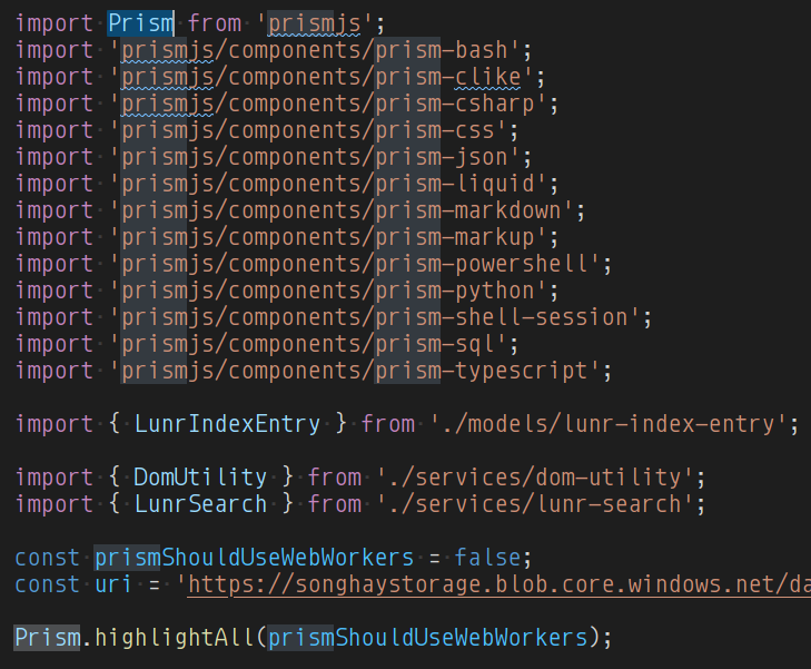 add prismjs to the `webpack` bundle · Issue #10 · BryanWilhite/day-path · GitHub