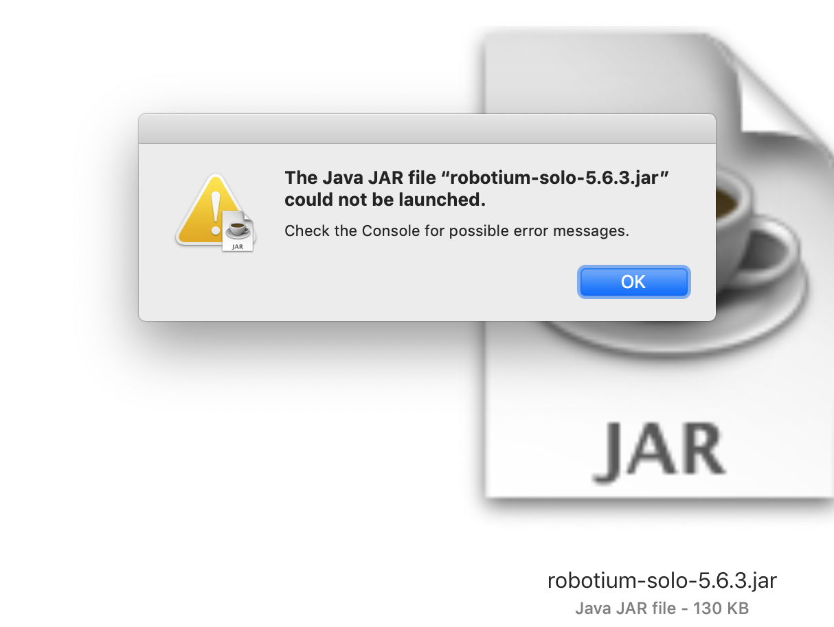 Could Not Find Manifest File Within Jar Issue 885 RobotiumTech 