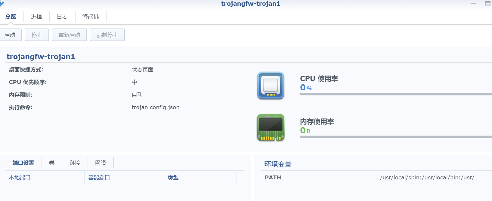 提供的docker镜像启动失败 · Issue #299 · trojan-gfw/trojan · GitHub