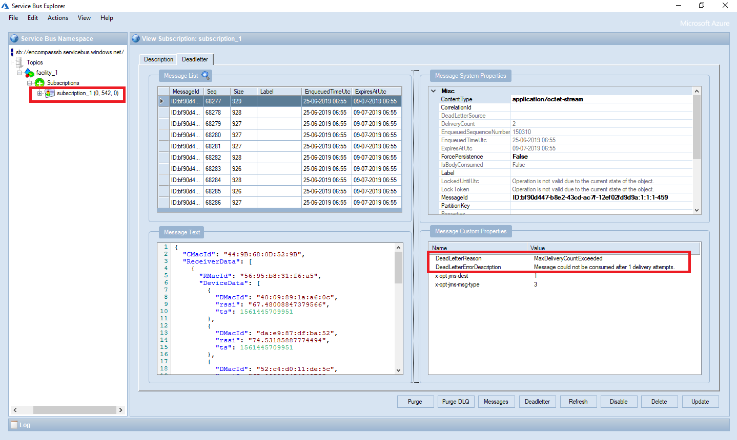 Issue With Jms Apis For Azure Service Bus Topic · Issue 295 · Azureazure Service Bus · Github