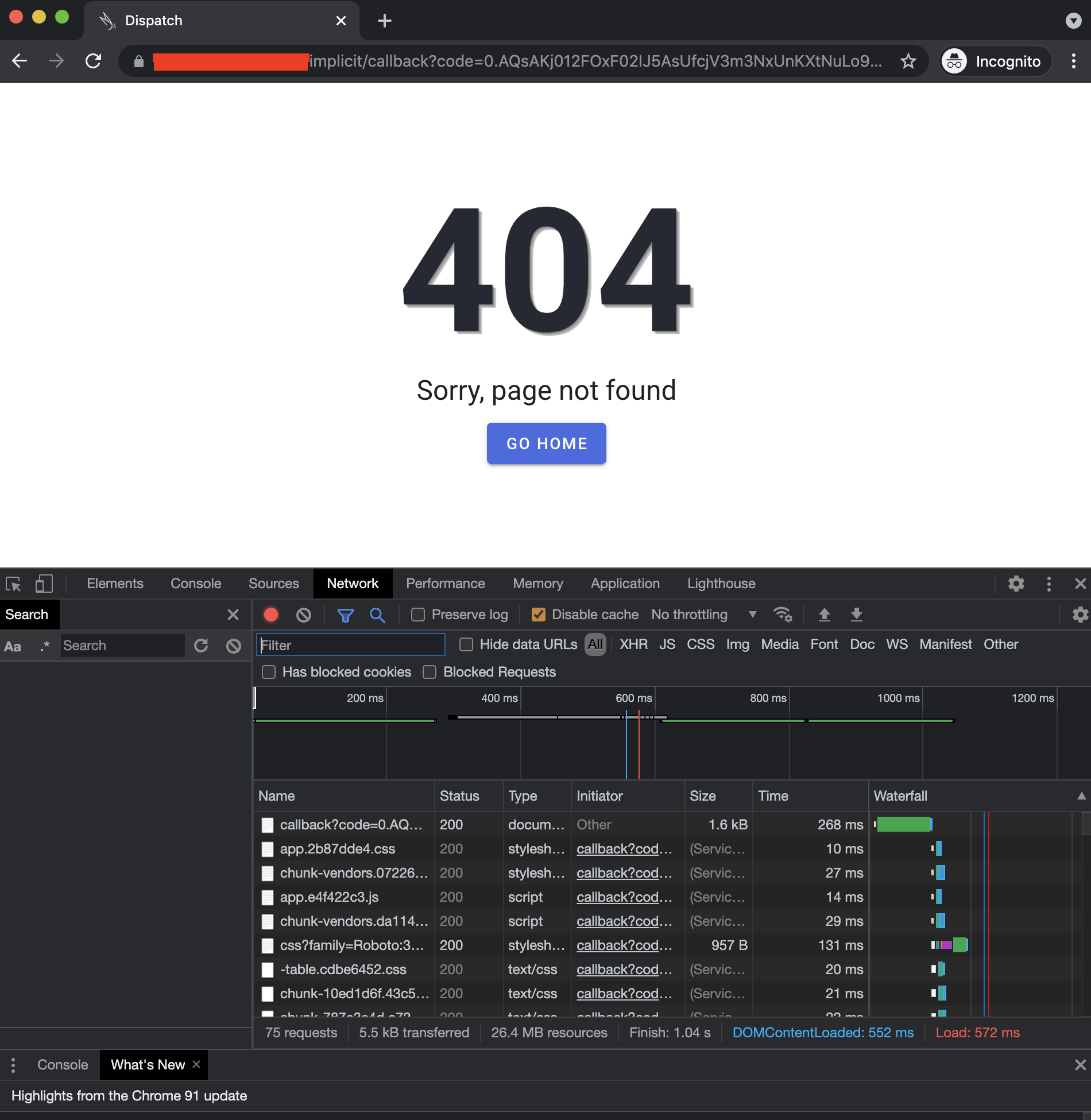 404 page is coming up after SSO login · Issue #1443 · Netflix/dispatch · GitHub
