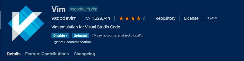 In my macbookpro, the extension does not work, `hjkl` doesn't move cursor · Issue #4882 ...