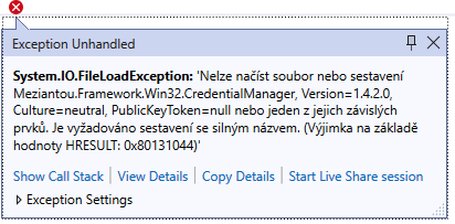 CredentialManager in VS2022 projects · Issue #504 · meziantou/Meziantou.Framework · GitHub