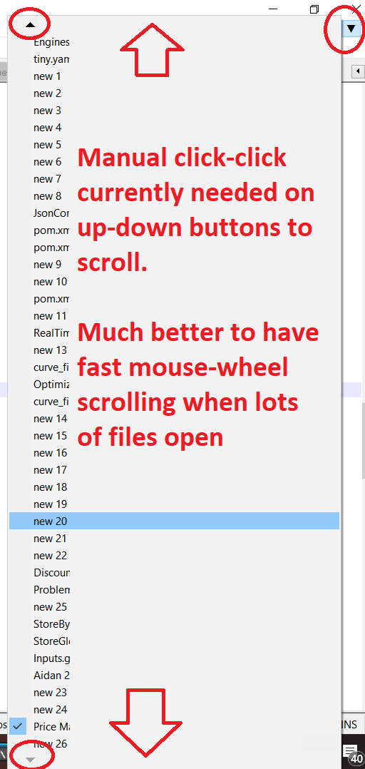 [Feature Request] Mouse-Wheel Support for Drop-Down List of Opened Files · Issue #12536 ...
