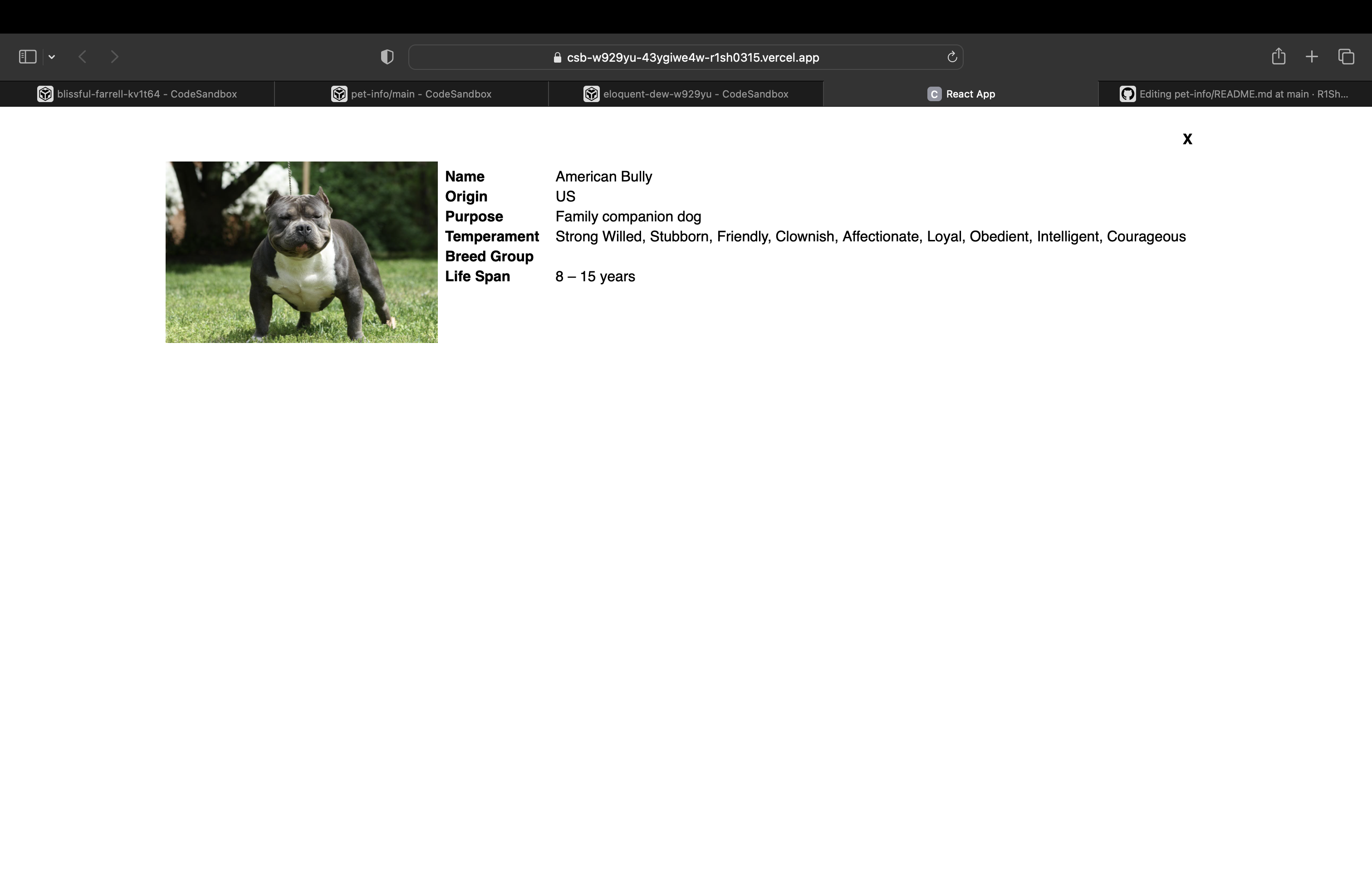GitHub - R1Sh0315/pet-info: Created with CodeSandbox