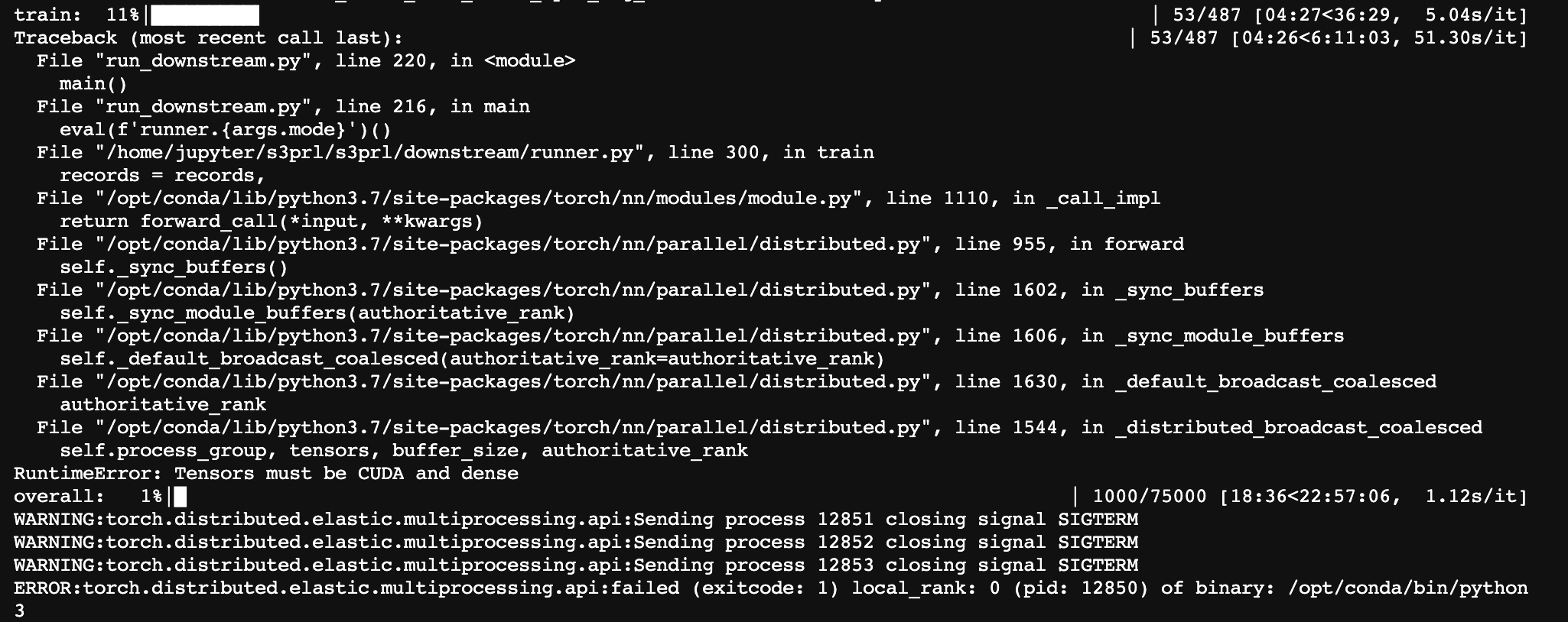 DDP error for ER downstream · Issue #335 · s3prl/s3prl · GitHub