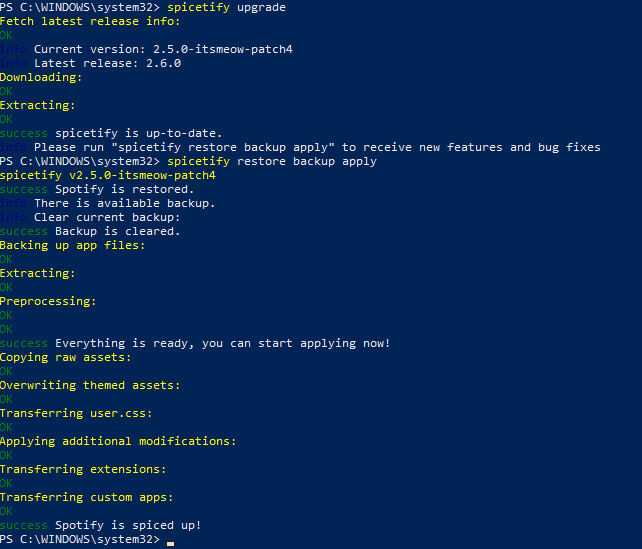 Spotify not loading after upgrading Spicetify to version 2.6.0 · Issue #974 · spicetify/cli · GitHub