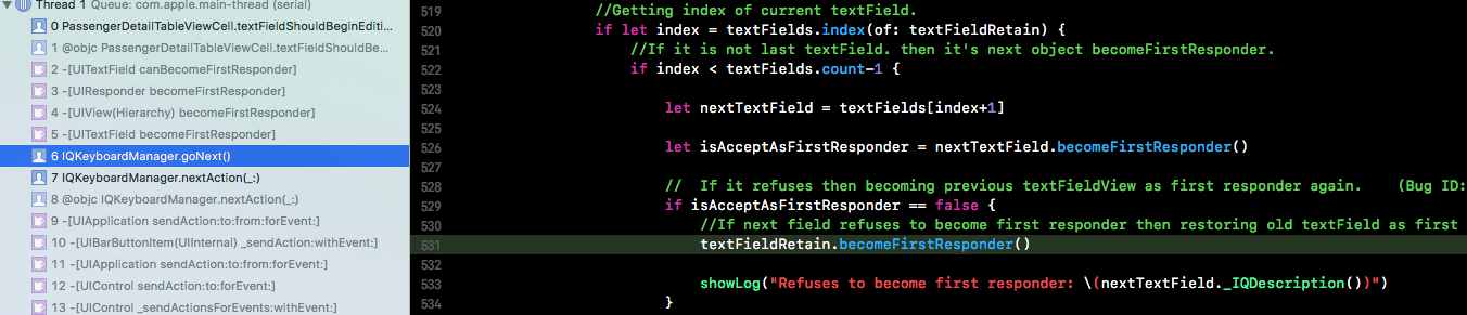 canBecomeFirstResponder causes calling of textFieldShouldBeginEditing · Issue #709 ...