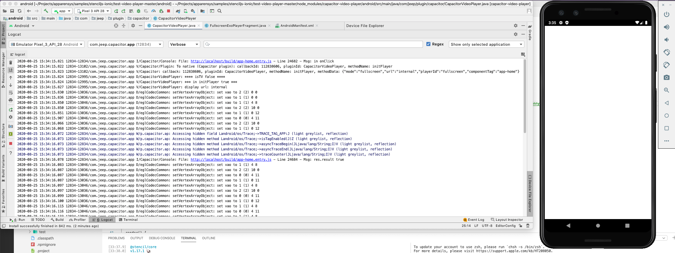 Play videos from local storage · Issue #19 · harmonwood/capacitor-video-player · GitHub