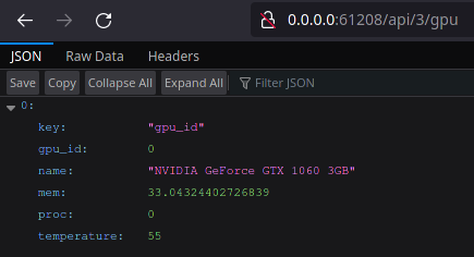 GPU "proc" showing as 0% in both API and Web UI always · Issue #1678 · nicolargo/glances · GitHub