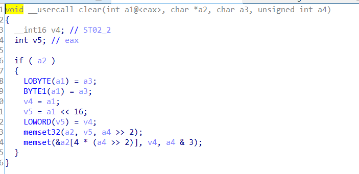 repne stosd/stosb loop not recognized by the decompiler · Issue #731 ...