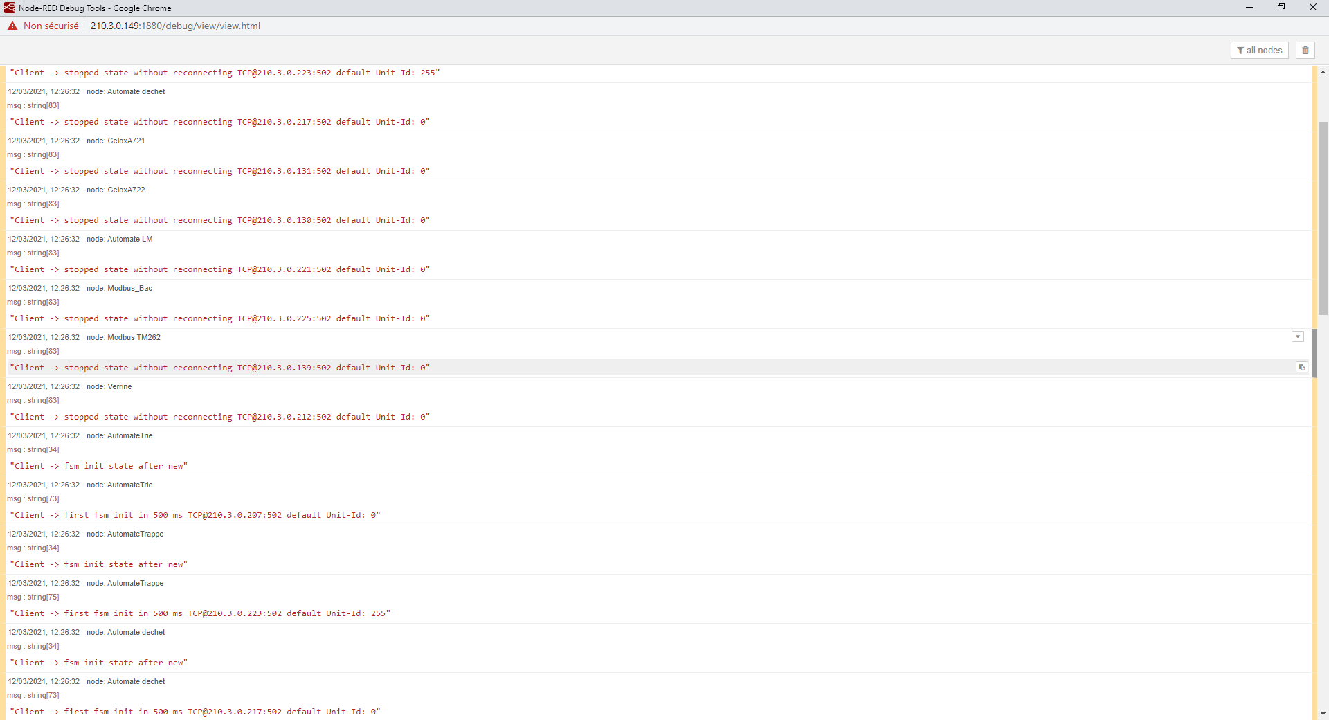 Client unable to reconnect after Modbus Server goes offline and back online · Issue #236 ...